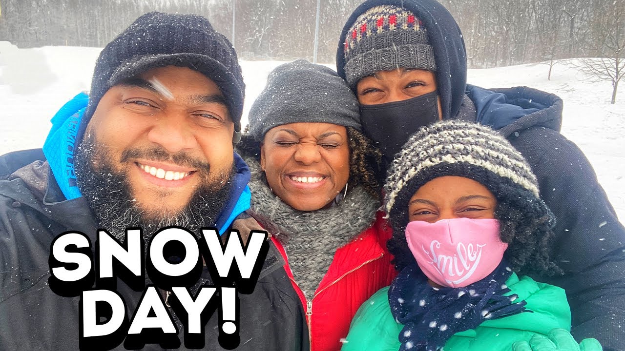 SNOW DAY Family Fun Challenges!!! - YouTube