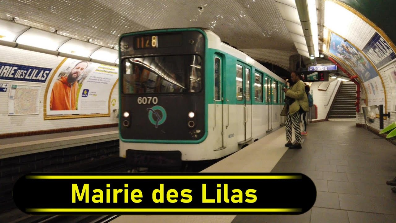 Metro Station Mairie des Lilas - Paris 🇫🇷 - Walkthrough 🚶 - YouTube