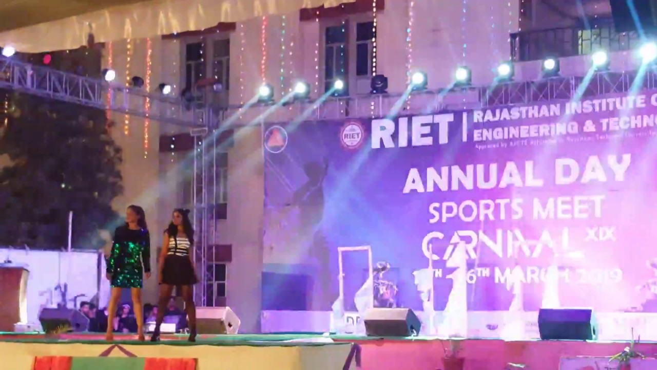 Ramp walk RIET College Jaipur 2019 | Ali Hussain - YouTube