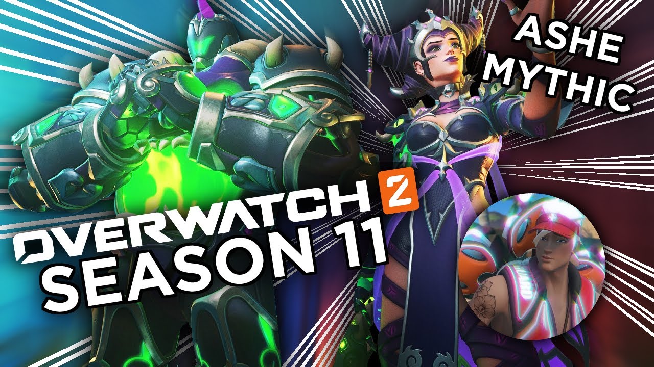 Overwatch 2 Season 11 is LOOKING AMAZING!!! - Pink Mercy, Ashe Mythic ...