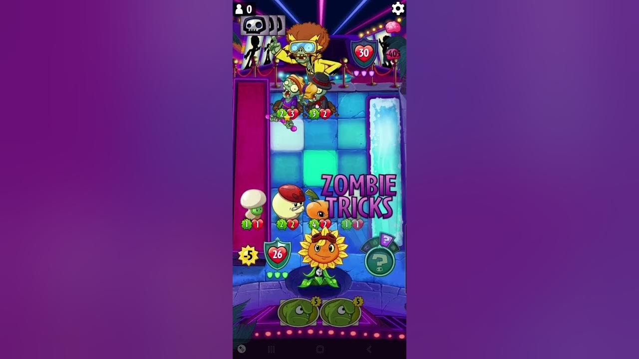 Plant vs Zombie Heroes -PVZ Heroes : Dance-off at the Disco | Plant Mission Level 32-35| - YouTube