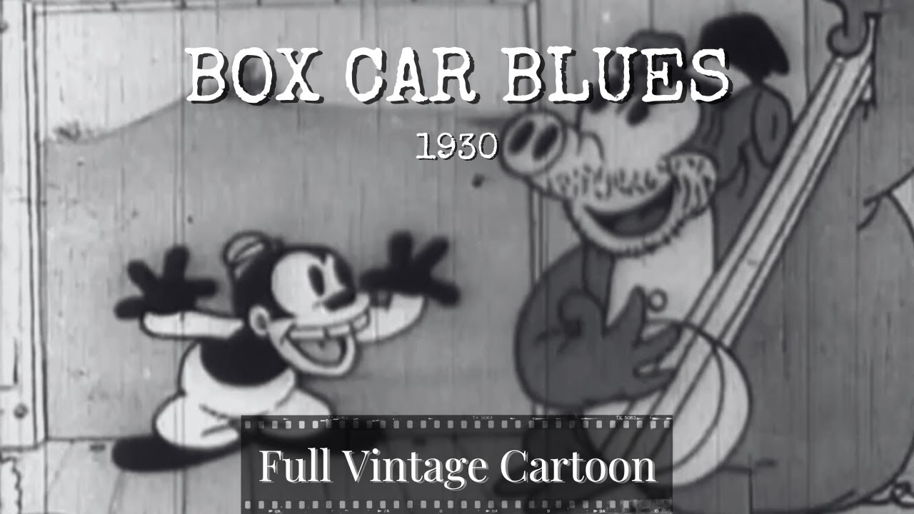 LOONEY TUNES | Box Car Blues | 1930 | Bosko | Hugh Harman & Rudolf ...