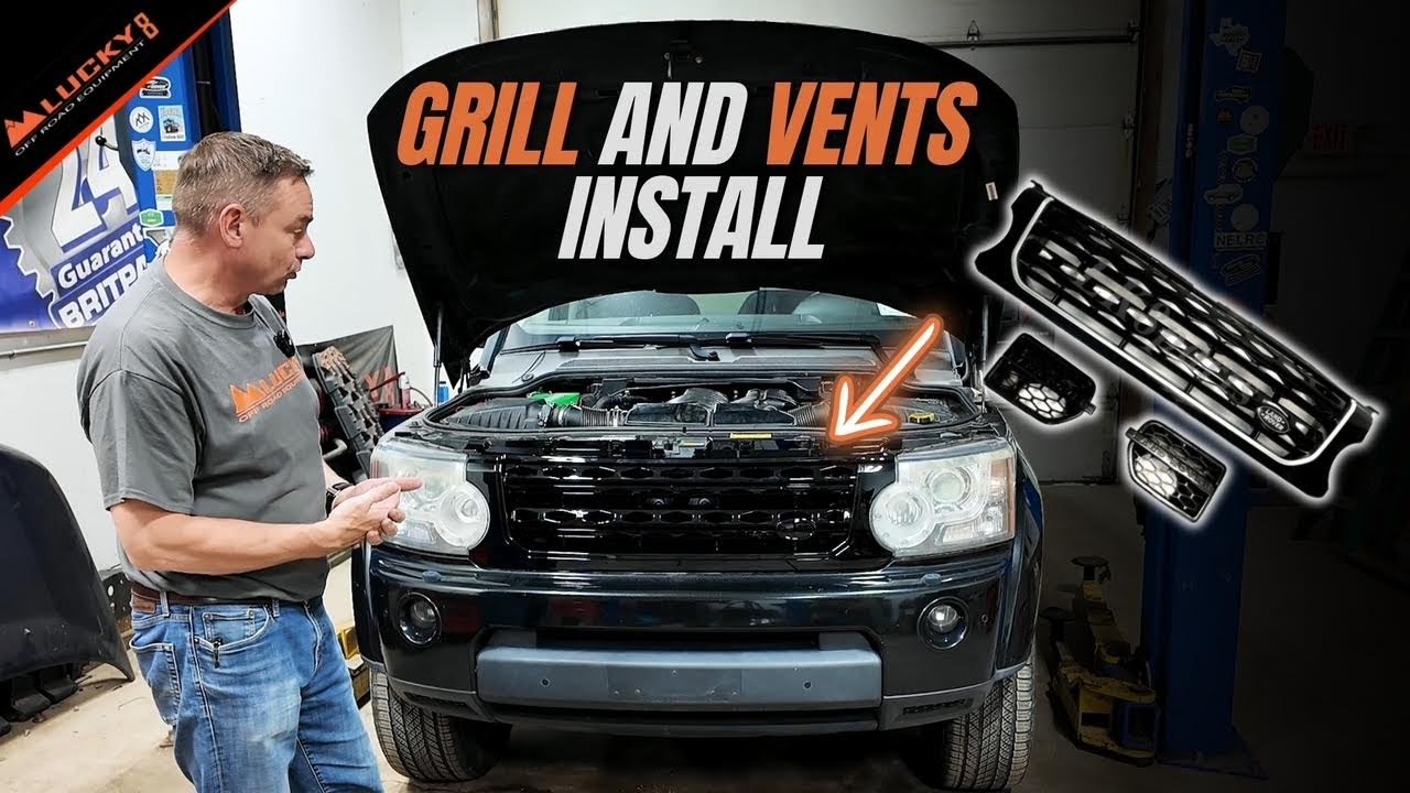 How to Install a Land Rover LR4 Black Pack Grille and Side Vents ...