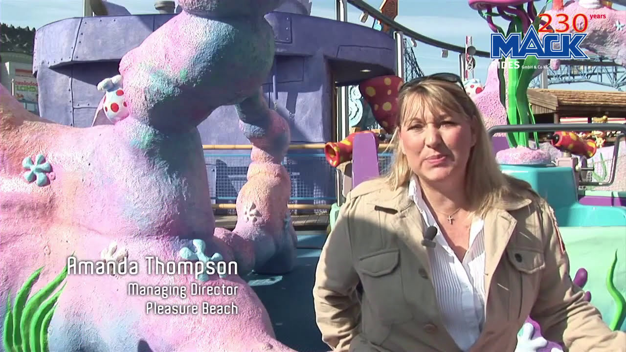 💦 SpongeBob Splash Bash 💦 at Blackpool Pleasure Beach, England a Mack ...