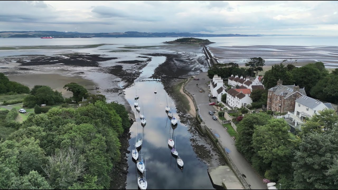 Cramond Island - Drone Footage - YouTube