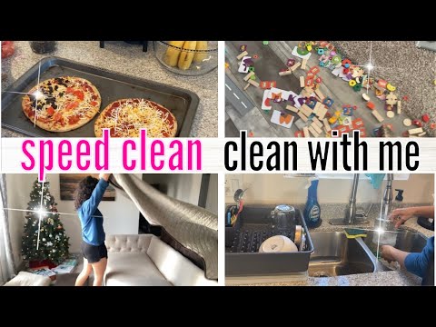 NEW 2022 ✨ SPEED CLEAN CLEANING MOTIVATION | SAHM MORNING ROUTINE | vlogmas day 29