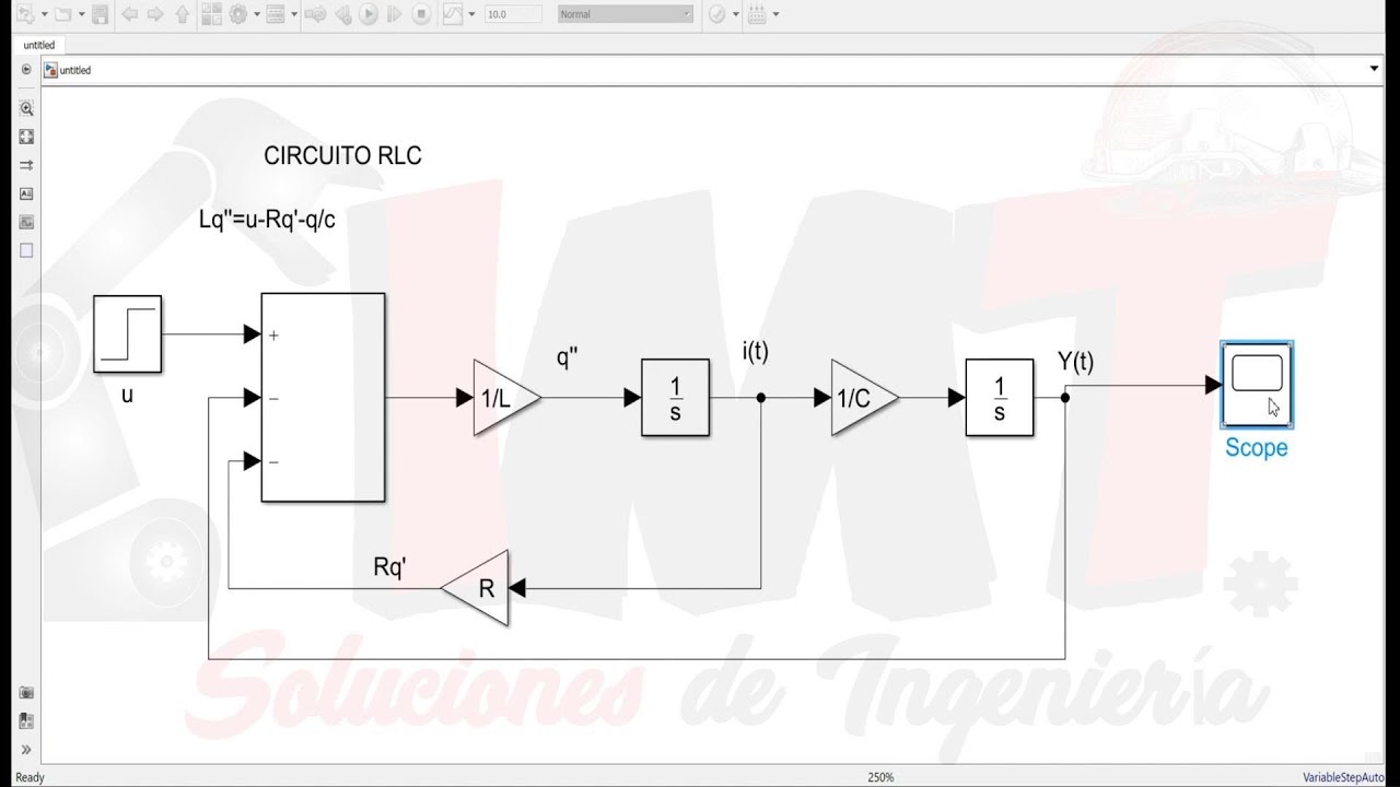 🖥️⚡ Simulación de Circuito RLC en Simulink | Solución de Ecuación ...