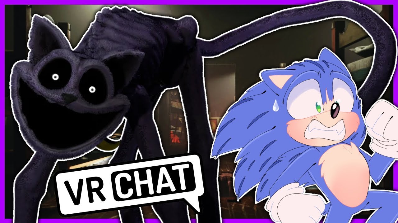Movie Sonic Meets CatNap In VRCHAT!! - YouTube