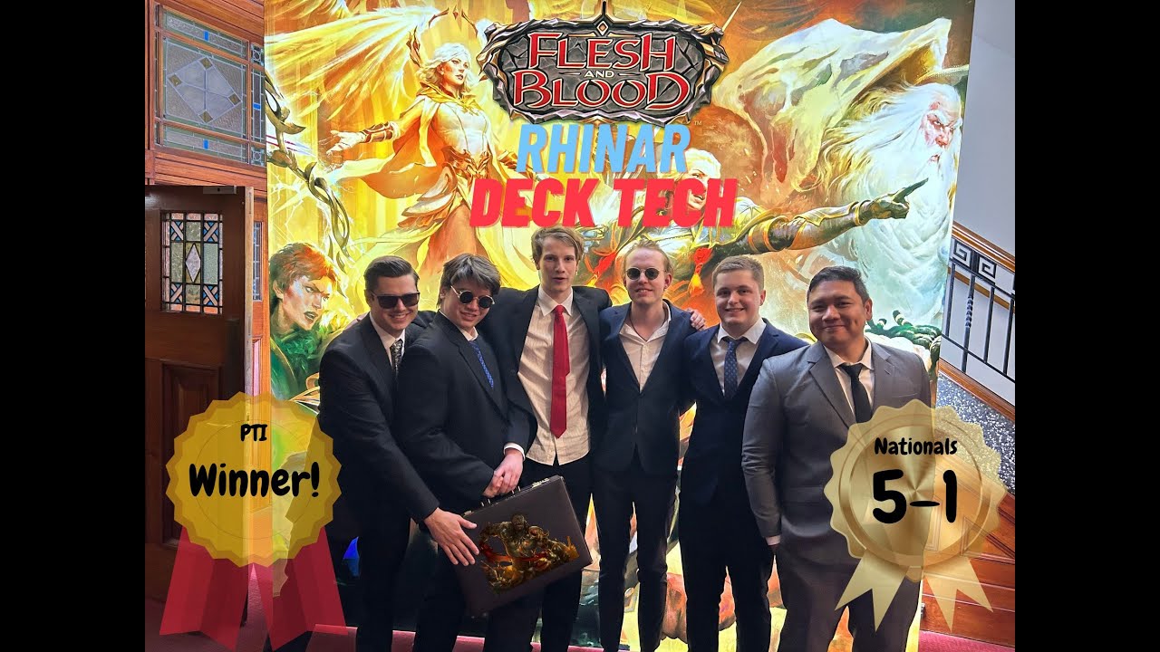 Flesh and Blood: Rhinar, Reckless Rampage Deck Tech - PTI & Nationals 2023 - YouTube