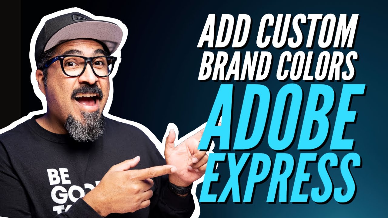How To Add Custom Colors in Adobe Express - YouTube