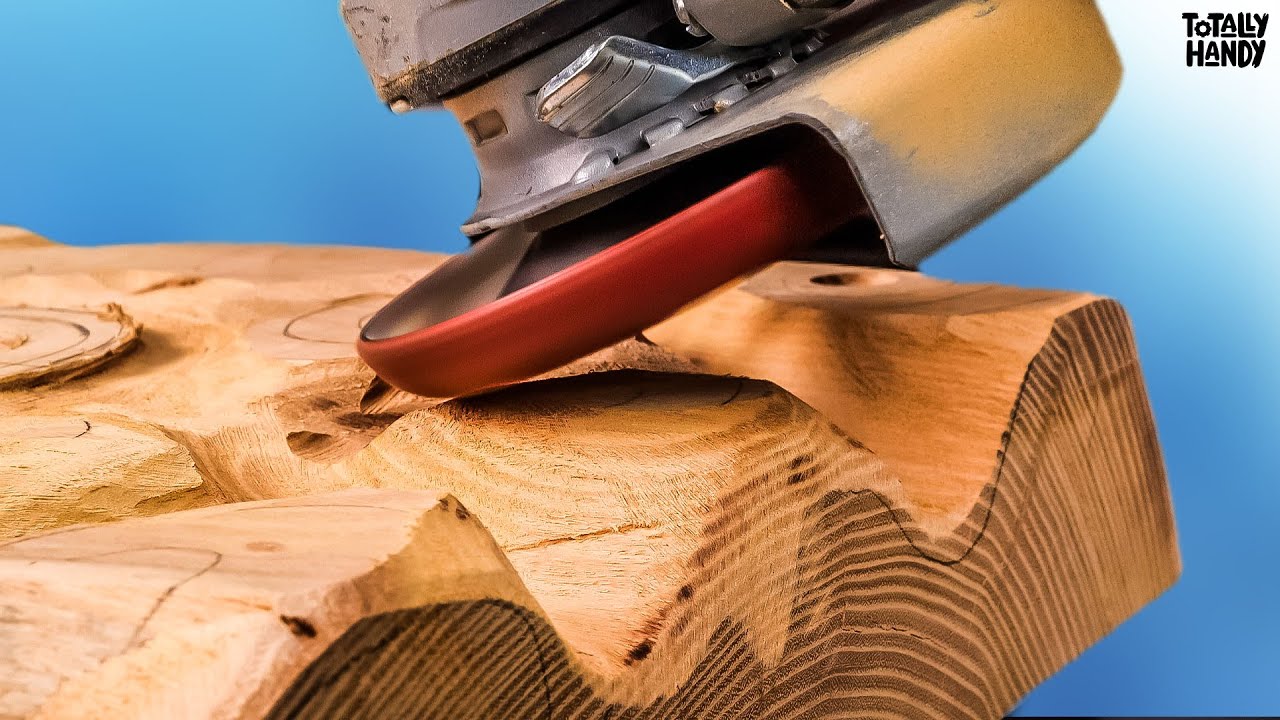 Building a Stunning Side Table from Natural Logs! | Woodworking Project ...