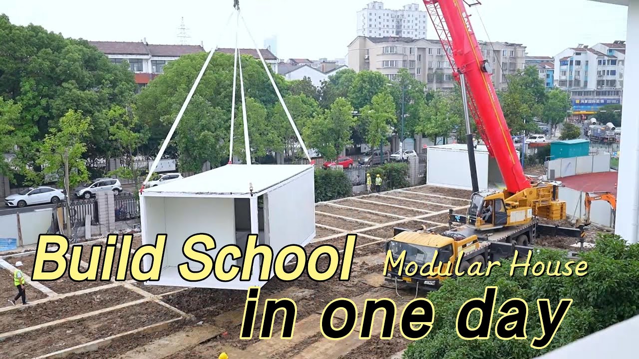 Build school in one day - YouTube