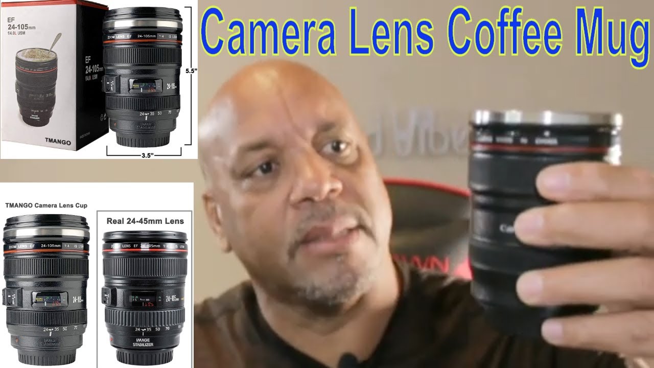 Camera Lens Stainless Steel Thermos Coffee Mug Cup - YouTube