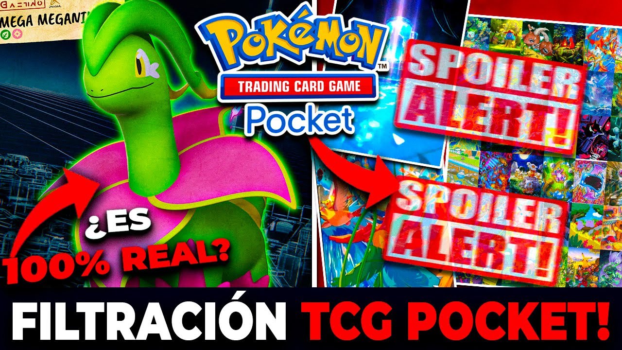 FILTRACIÓN TOTAL del NUEVO JUEGO de POKÉMON TCG POCKET ¿MEGA - MEGANIUM ...