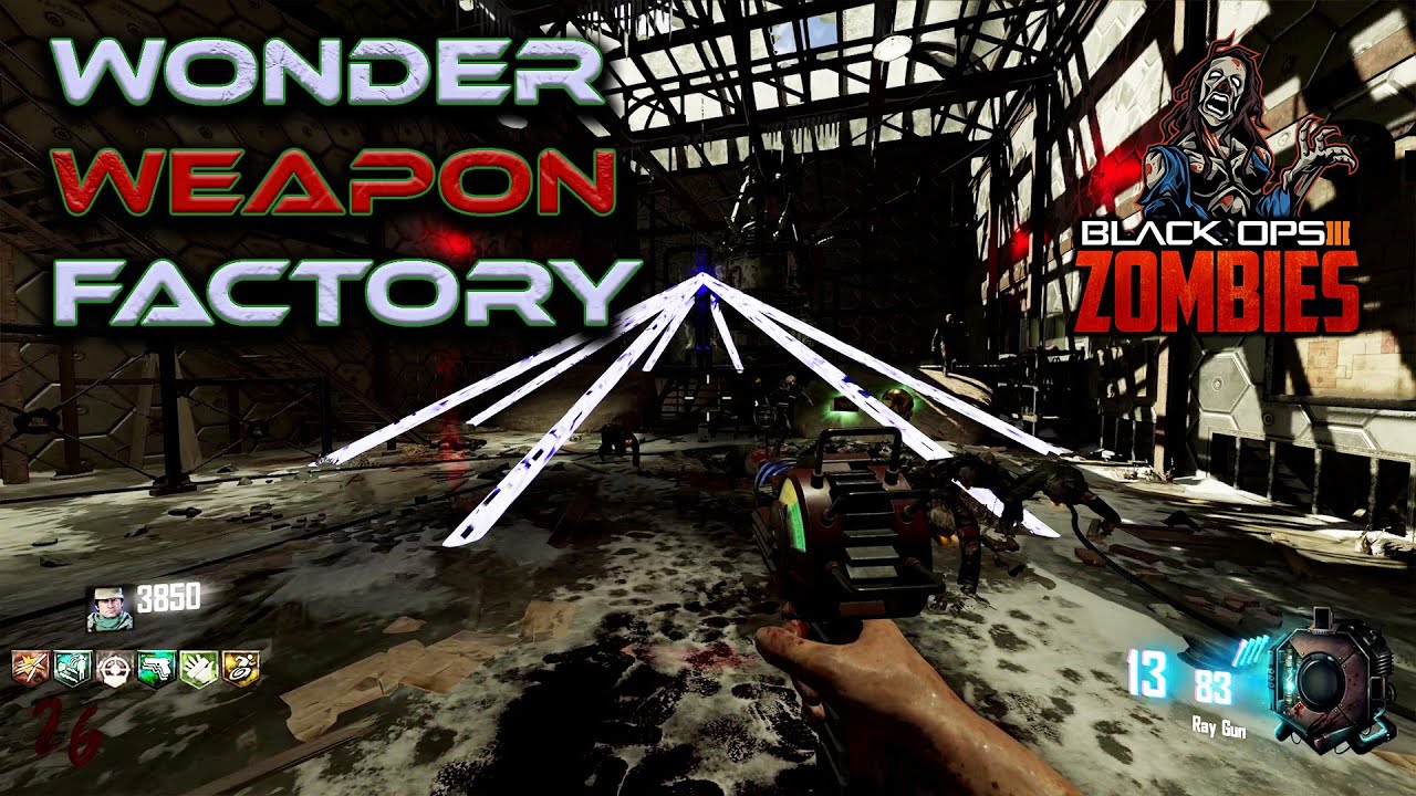 WONDER WEAPON FACTORY in BO3 Customs! - YouTube