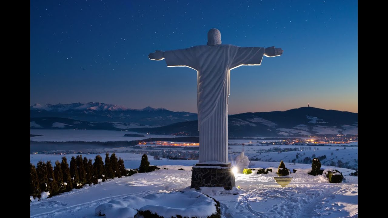 Slovenské Rio na Oravě – Socha Krista obec Klín - YouTube