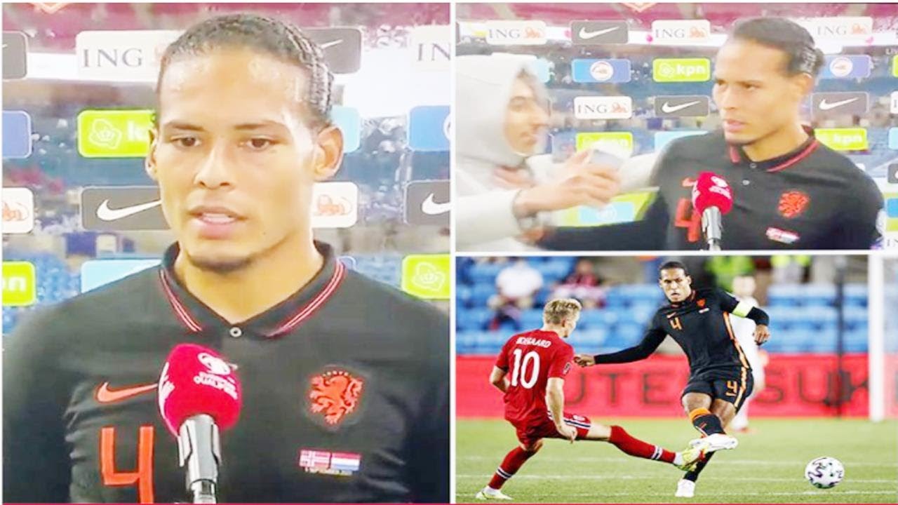 Angry Virgil van Dijk pushes gatecrashing fan away during Netherlands ...