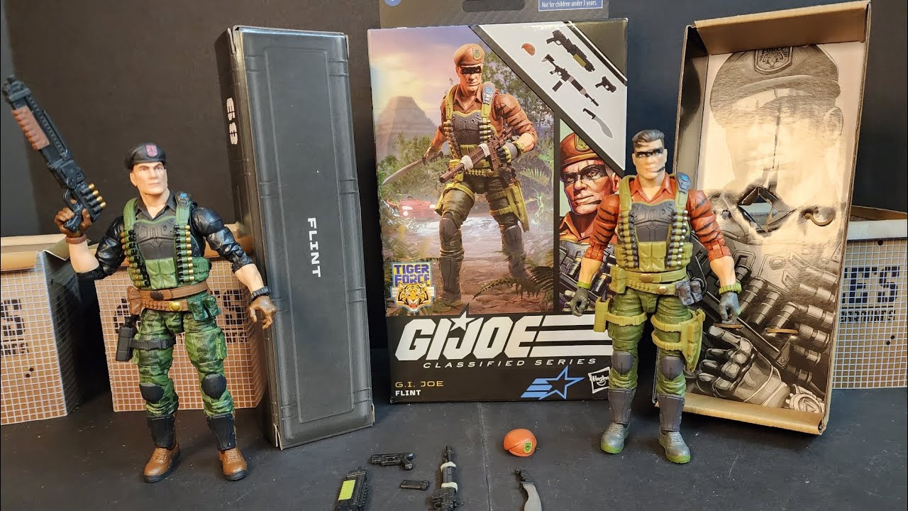 GIJoe Classified Series Tiger Force Flint - YouTube