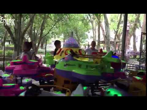 EPARK 12-seater rotating yellow duck - YouTube