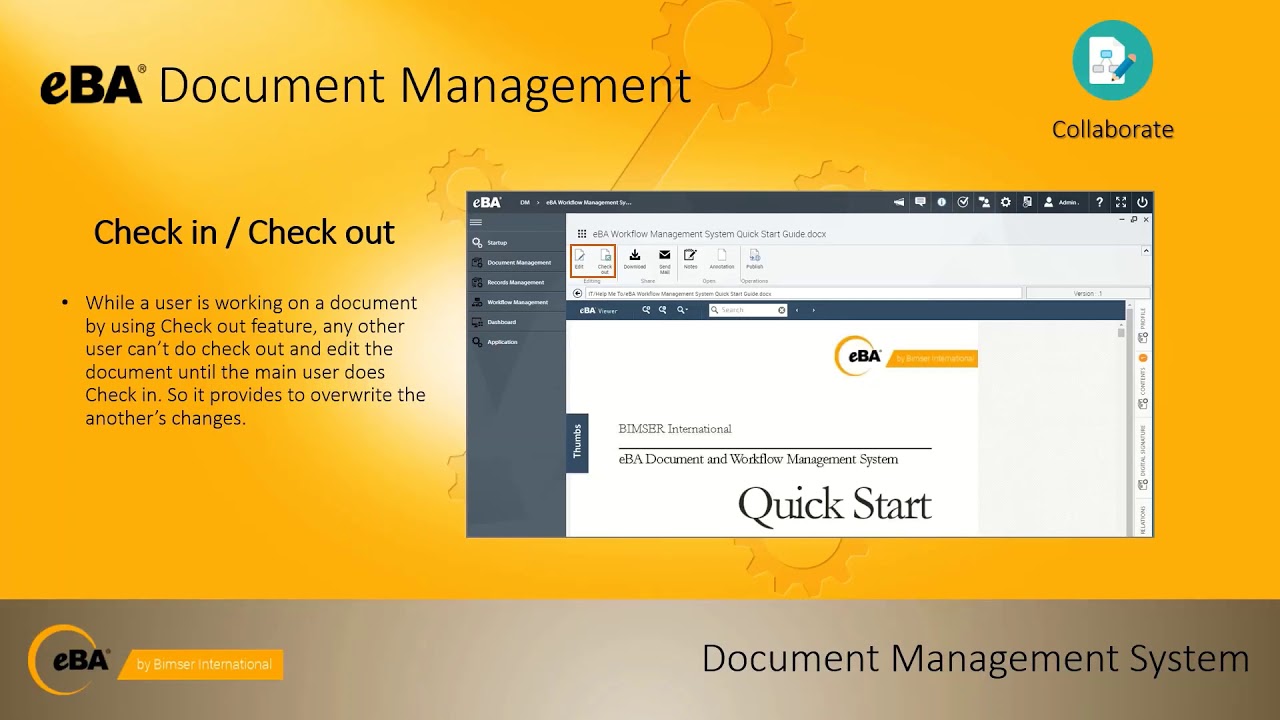 13 eBA Document Management - YouTube