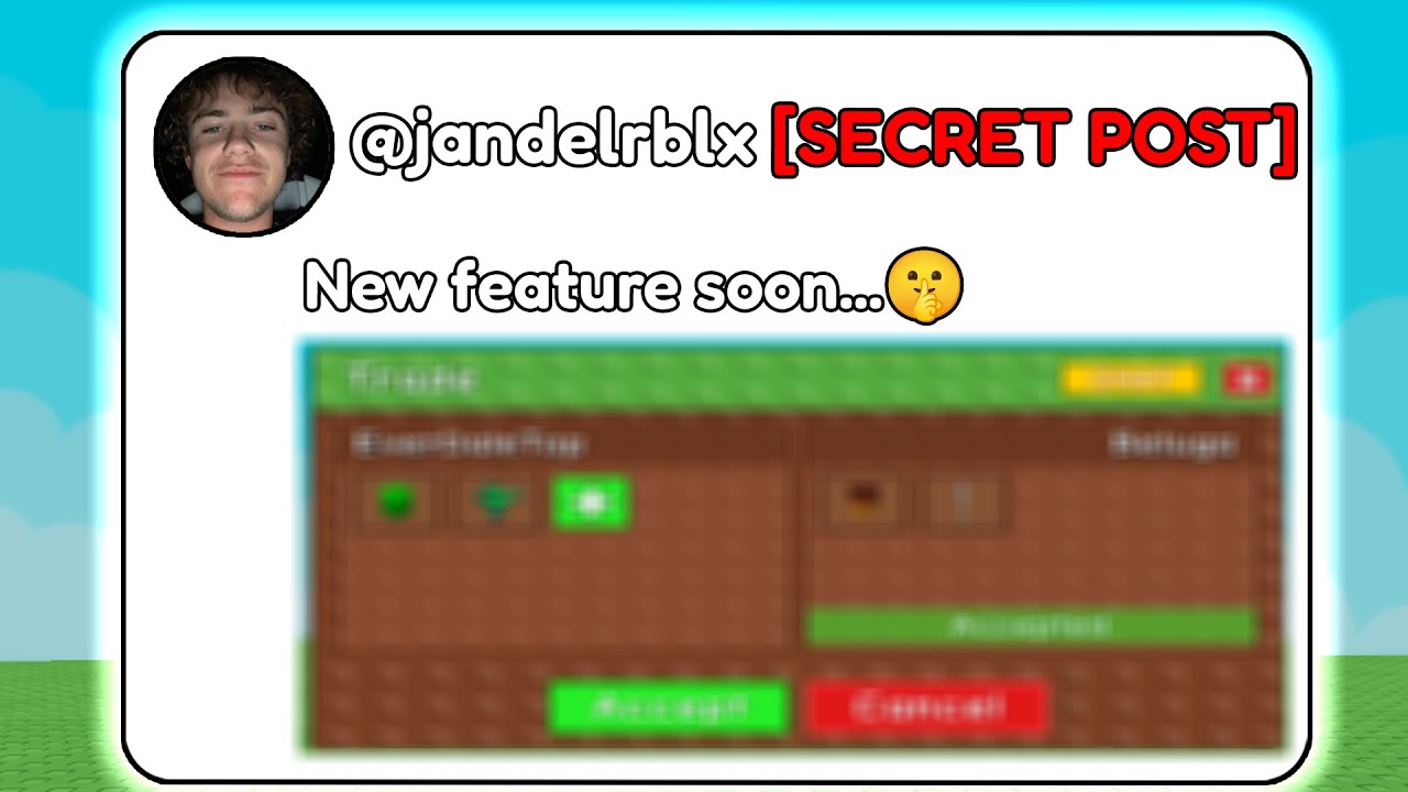 JANDEL SECRETLY LEAKED NEW TRADING UPDATE In Grow A Garden!! - YouTube
