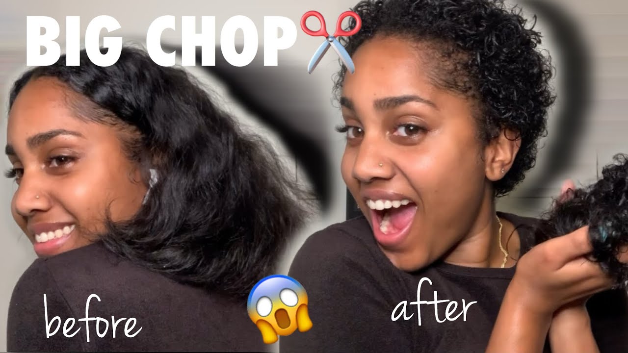 BIG CHOP 2020 ️ | Natural Hair Journey🌸 - YouTube