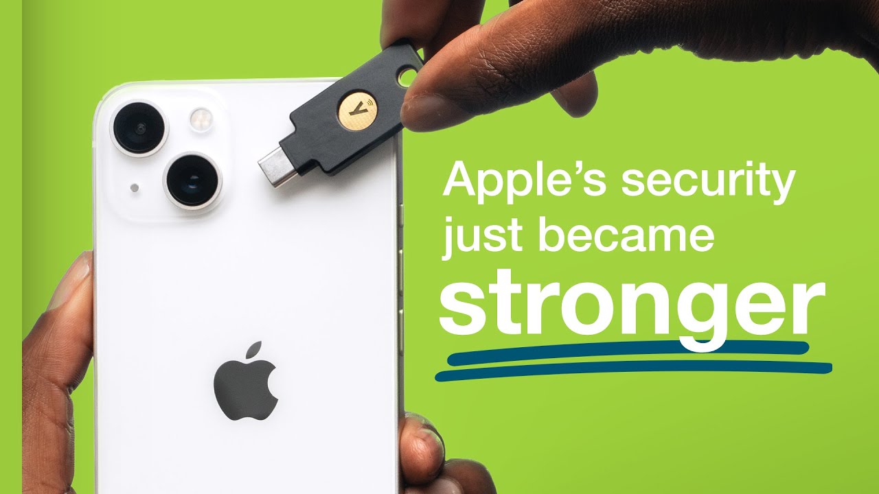 Apple adds YubiKey support for Apple ID - YouTube