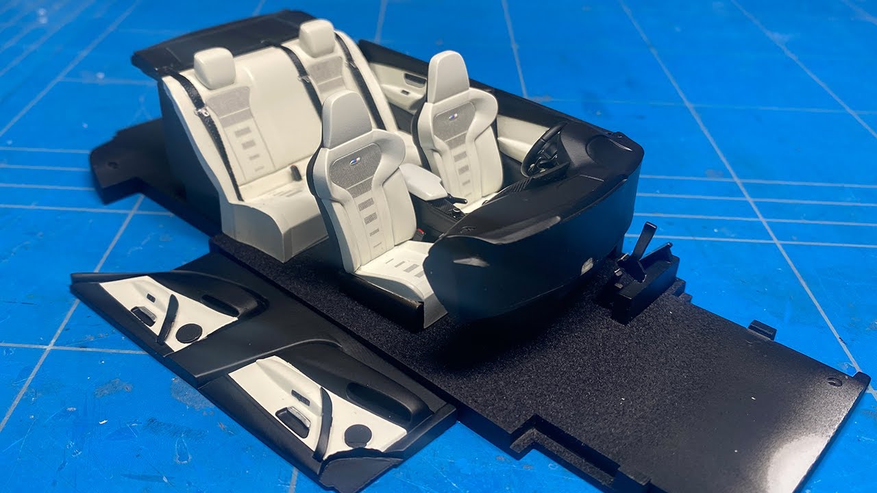 Kitbox + PZY Model: BMW F80 M3 Part 2: Interior - YouTube