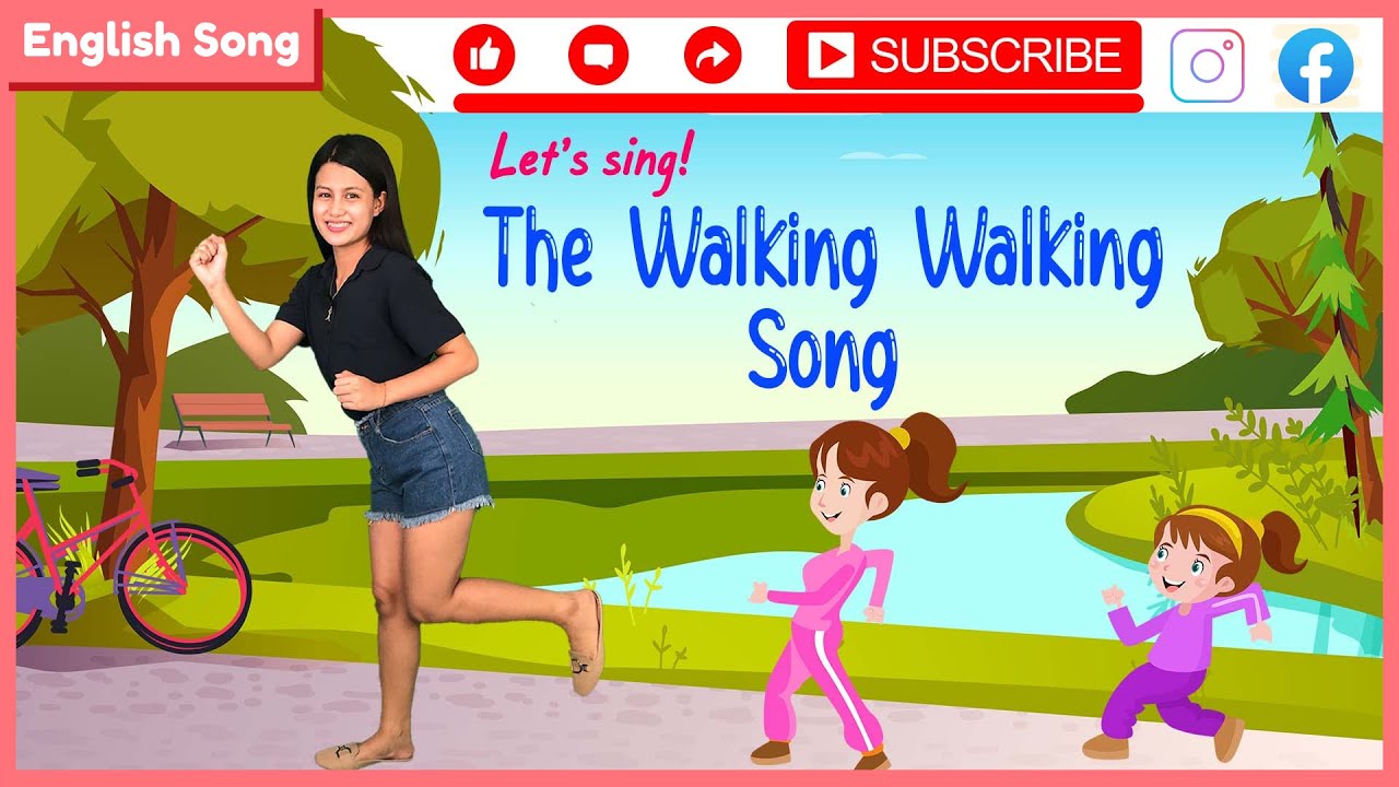 Walking Walking | Children's Song with English Subtitles - YouTube