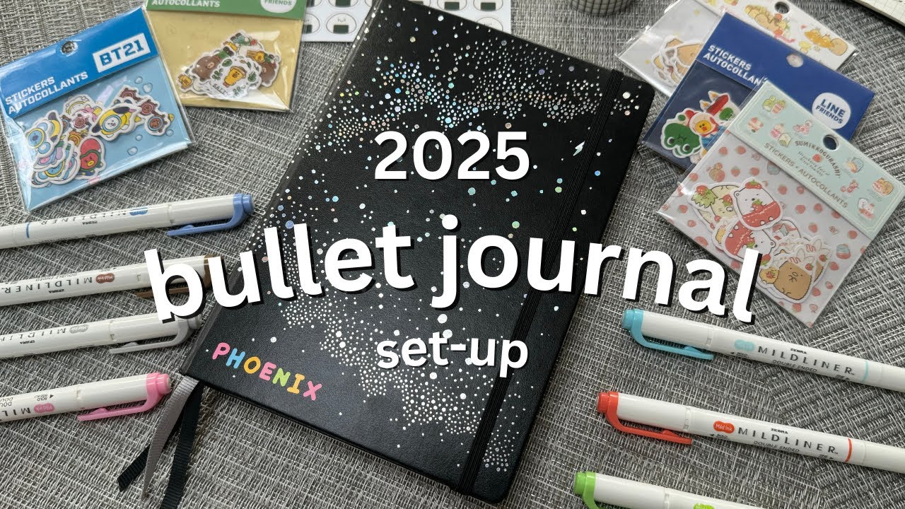 2025 Bullet Journal Setup | minimalist & beginner-friendly! - YouTube