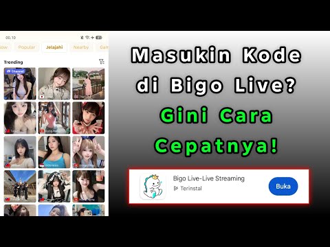 Cara Memasukan Kode Bigo Live ~ Cara Masukin Kode Di Bigo Live