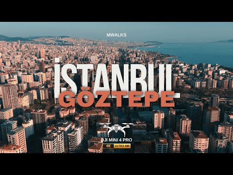 Istanbul Aerial Drone View | Çiftehavuzlar & Göztepe from Above | 4K 60FPS DJI Mini 4 Pro