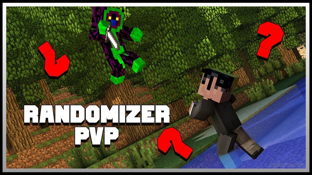 Minecraft Random Item Drop PVP Battle (#1) - YouTube