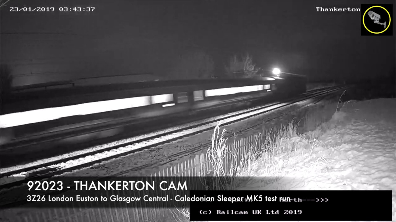 Caledonian Sleeper MK5 Coaching Stock test run, London Euston to ...