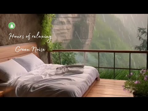 "Gushing Wind" Relaxing Deep Green Noise (fade to black screen) - YouTube