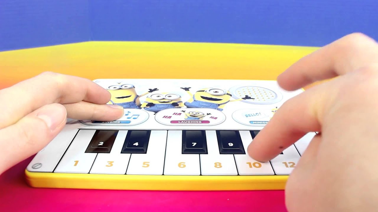 Despicable Me Minions Plush Buddies With Musical Keyboard Sound Pad ...