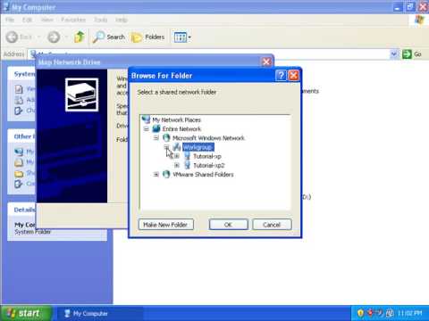 Creating an XP Share and then Mapping the Share - YouTube