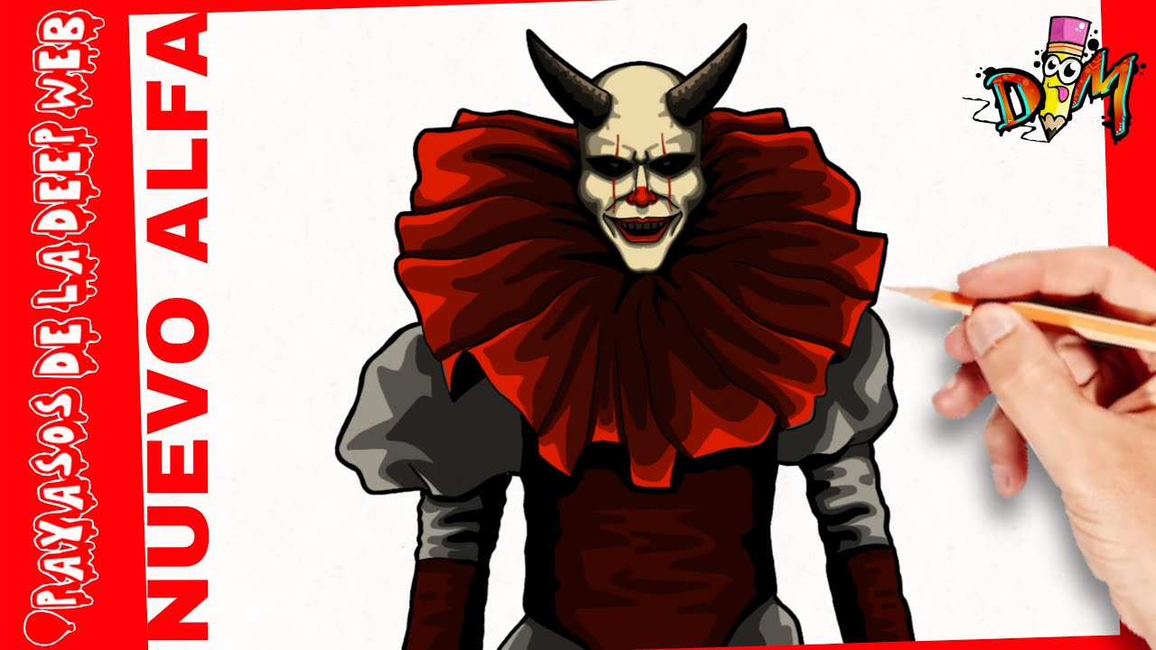 Como Dibujar al Nuevo Alfa (🤡PAYASOS DE LA DEEP WEB ) de Fede Vigevani ...
