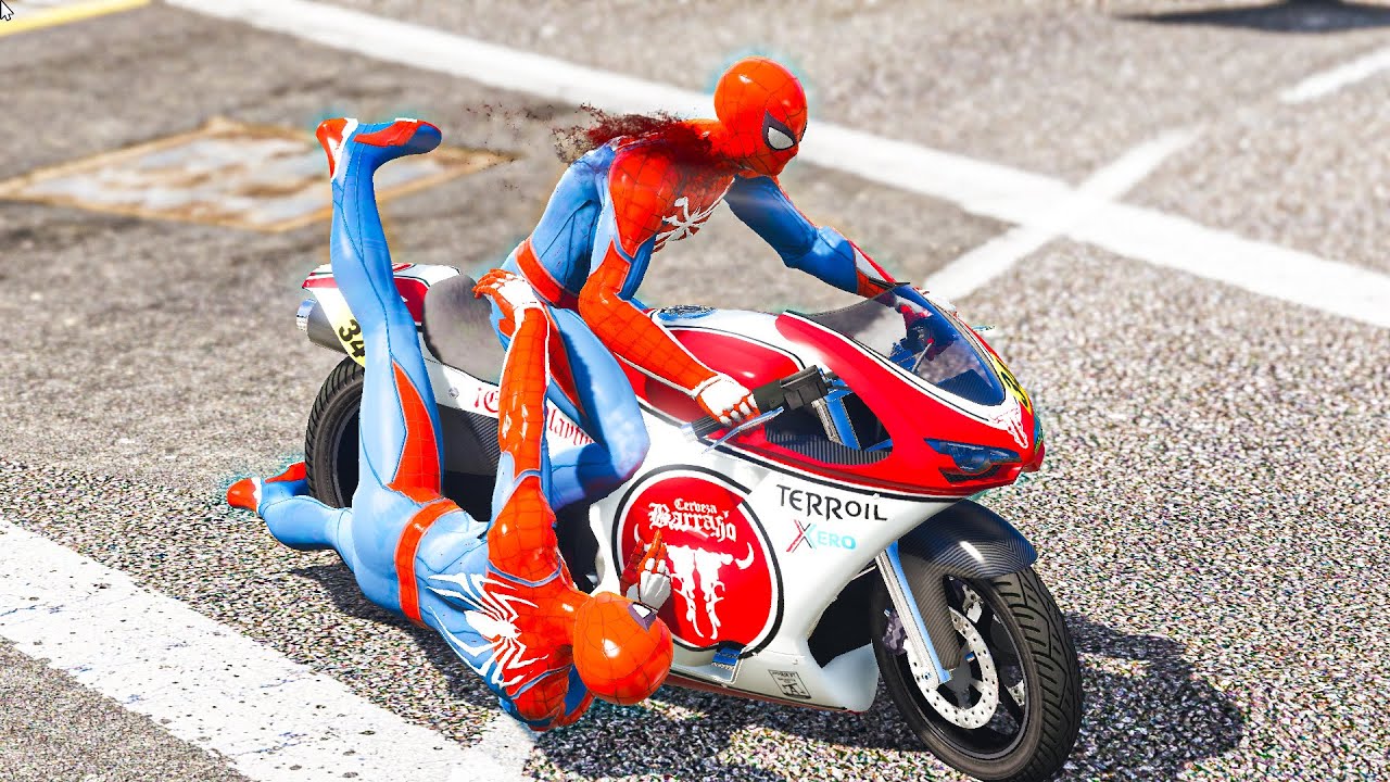 GTA 5 Spiderman Epic Ragdolls Compilation Episode 12 Euphoria Physics ...