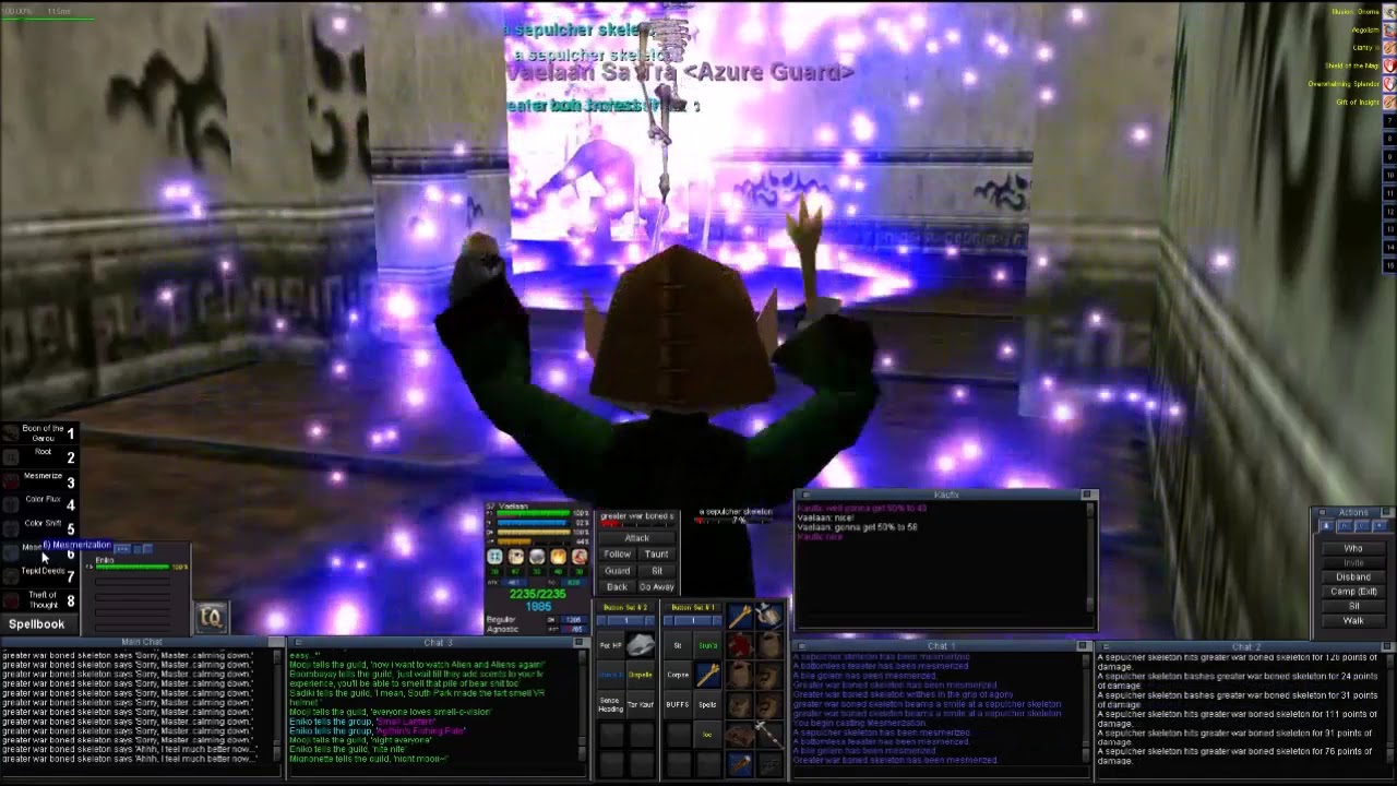 When you've angered the Howling Stones Gods P99 Enchanter/Cleric Duo ...