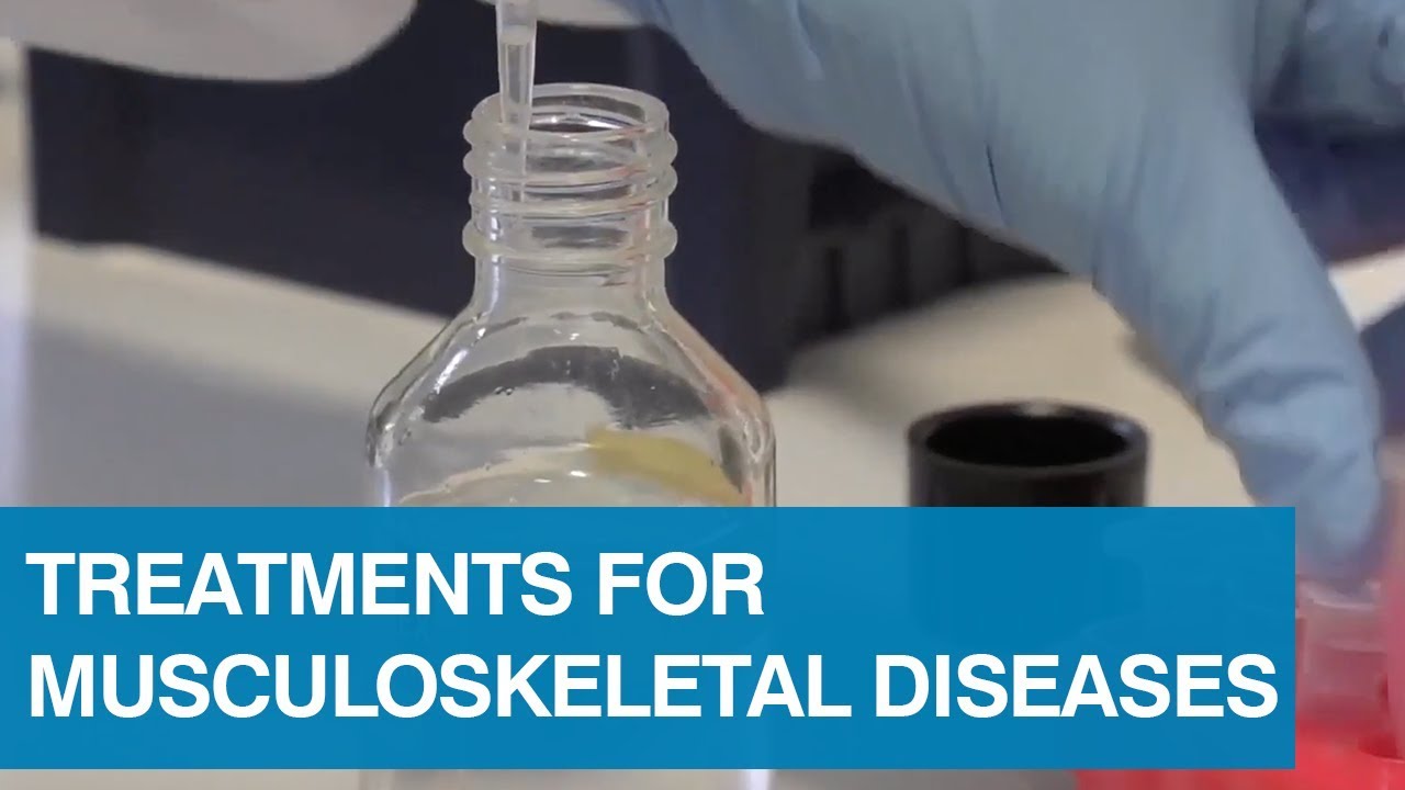 Developing novel treatments for musculoskeletal diseases - YouTube