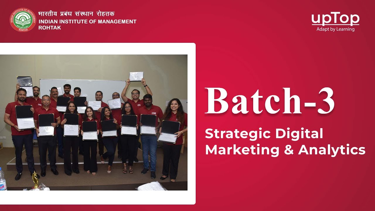 FUN AT CAMPUS IIM Rohtak Executive Strategic Digital Marketing ...
