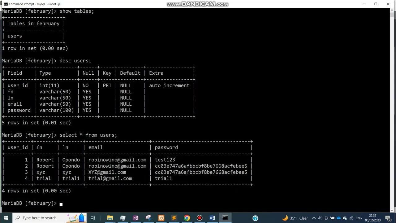 Part 7 Login Using Php And Mysql Youtube