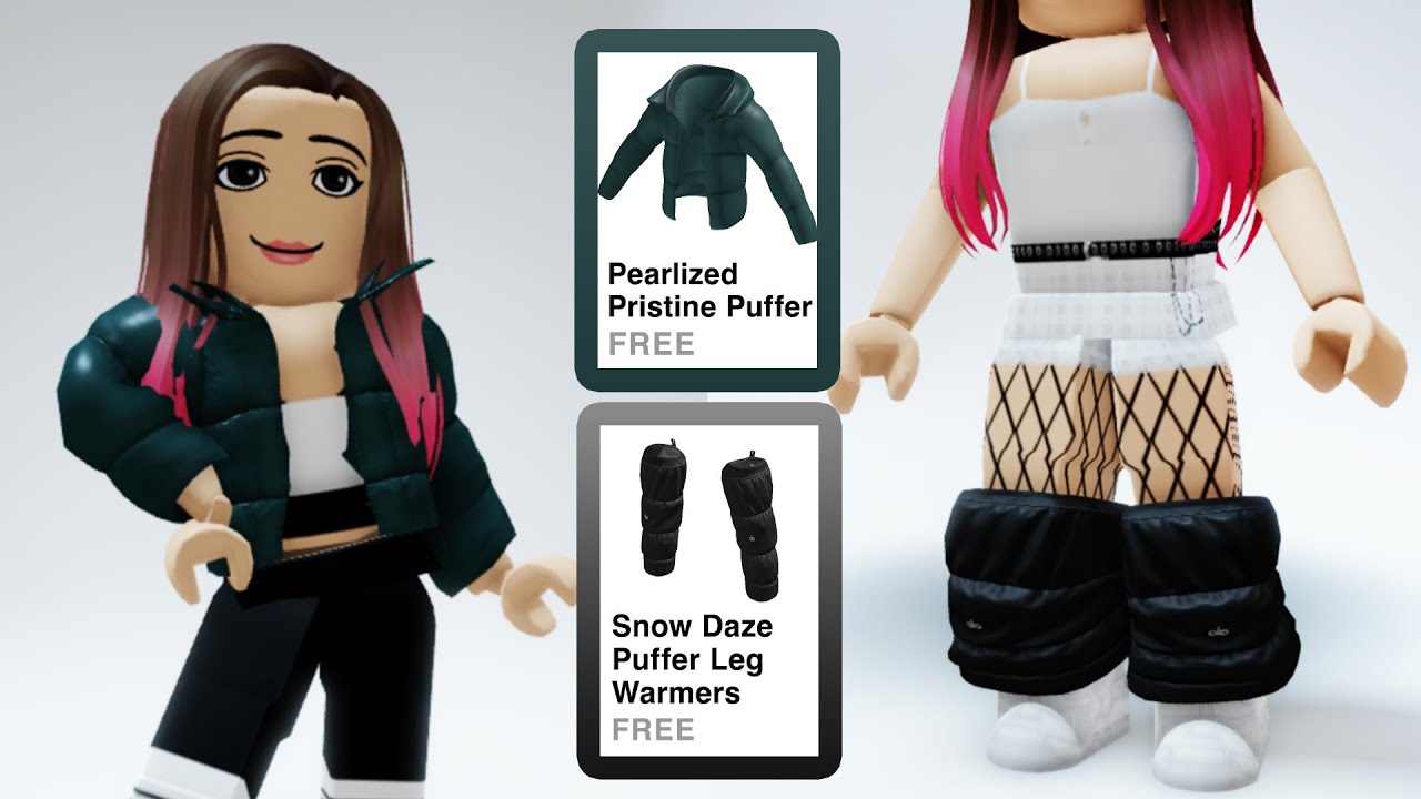 まだ間に合う！【ROBLOX】無料アイテム紹介｜ALO Pufferジャケットとレッグウォーマー【ロブロックス】GET THESE 2 ...