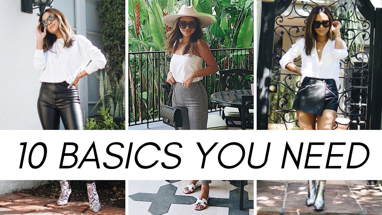 10 Wardrobe Basics You Need 2019 - YouTube