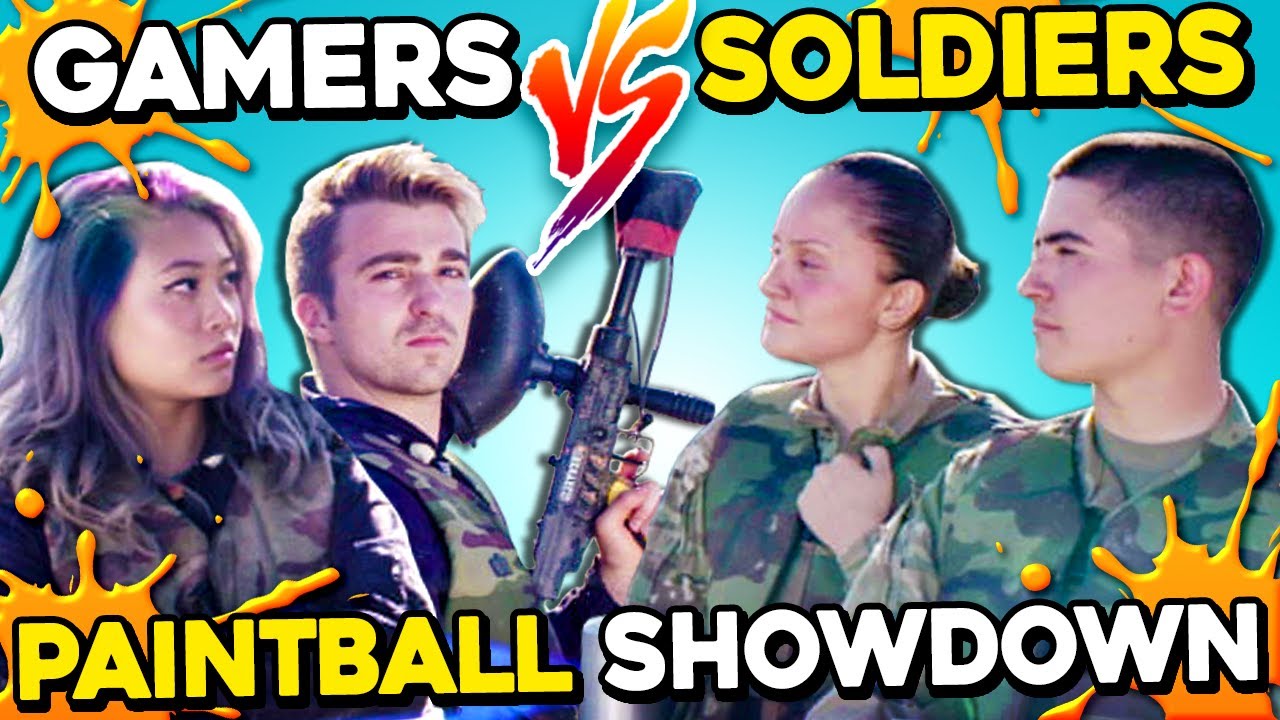 Gamers Vs. Soldiers Paintball Challenge | Rainbow Six Siege IRL - YouTube