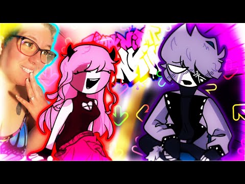 VS DATE NIGHT MASSES! | GOOD ENDING+CUTSCNES | FNF MOD  REACTIONS!