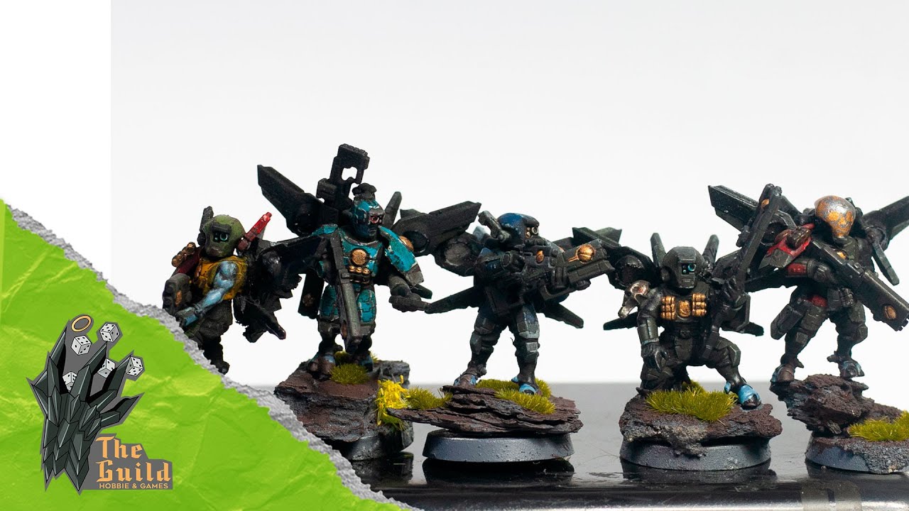 De halo a 40k / Kitbash tau vespids - YouTube