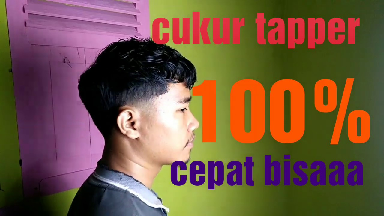 TUTORIAL CUKUR MODEL TAPPER |2020 - YouTube