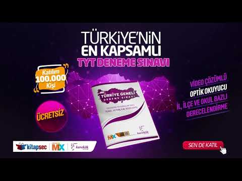 kitapsec.com'da ücretsiz Karekök Yayınları TYT Deneme Sınavı ile Türkiye Dereceni Gör